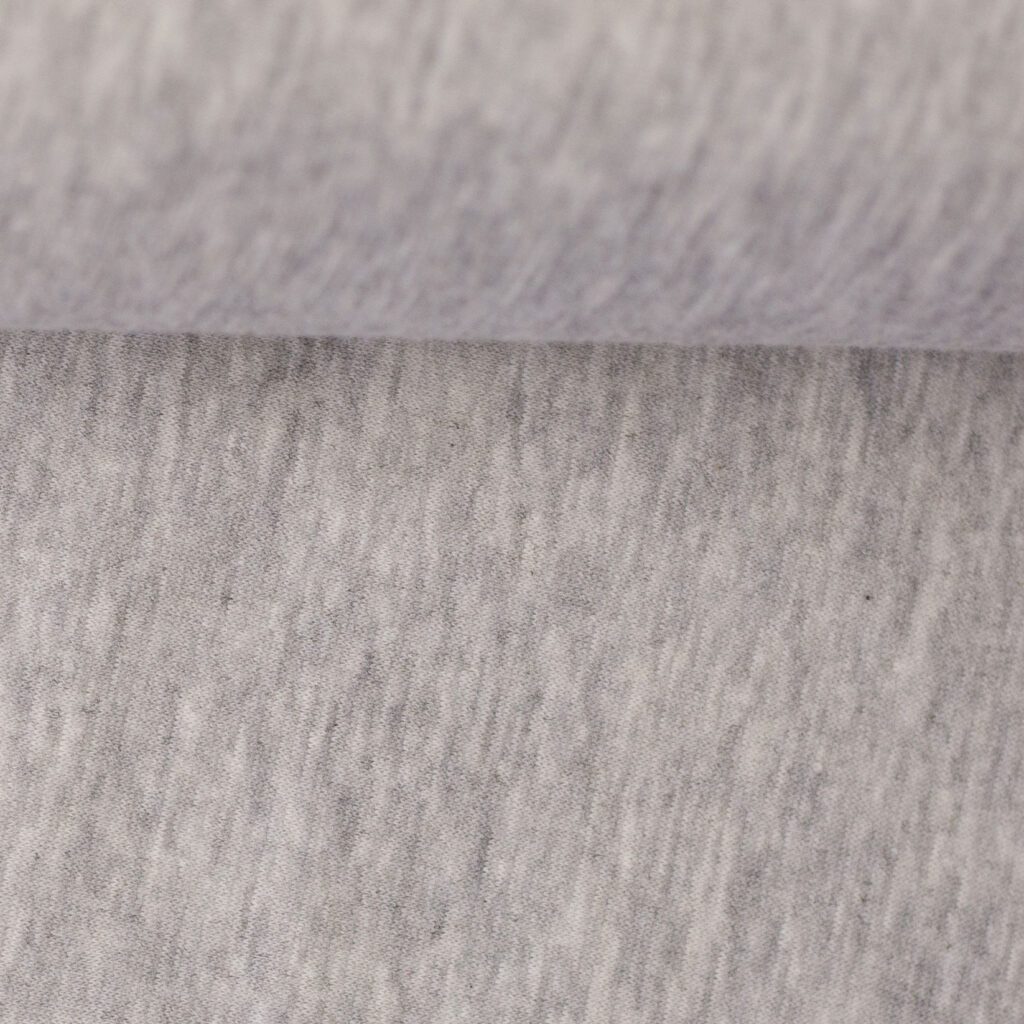 Molleton polaire gris chiné - Les Tissus Minifra